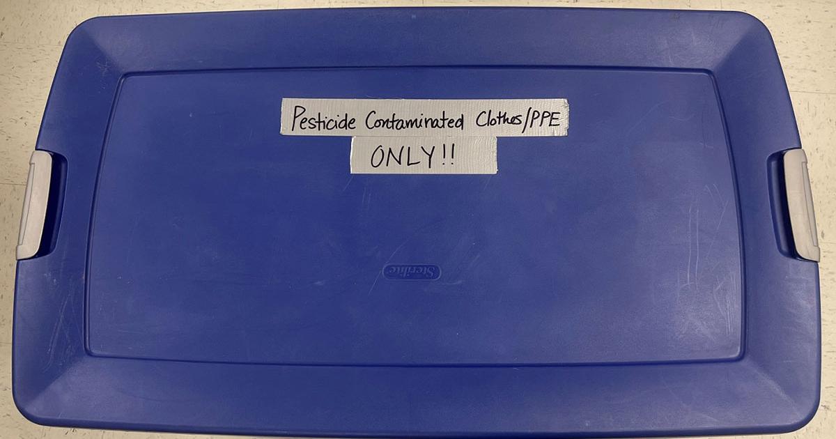 How to Properly Launder Pesticide Contaminated Clothing