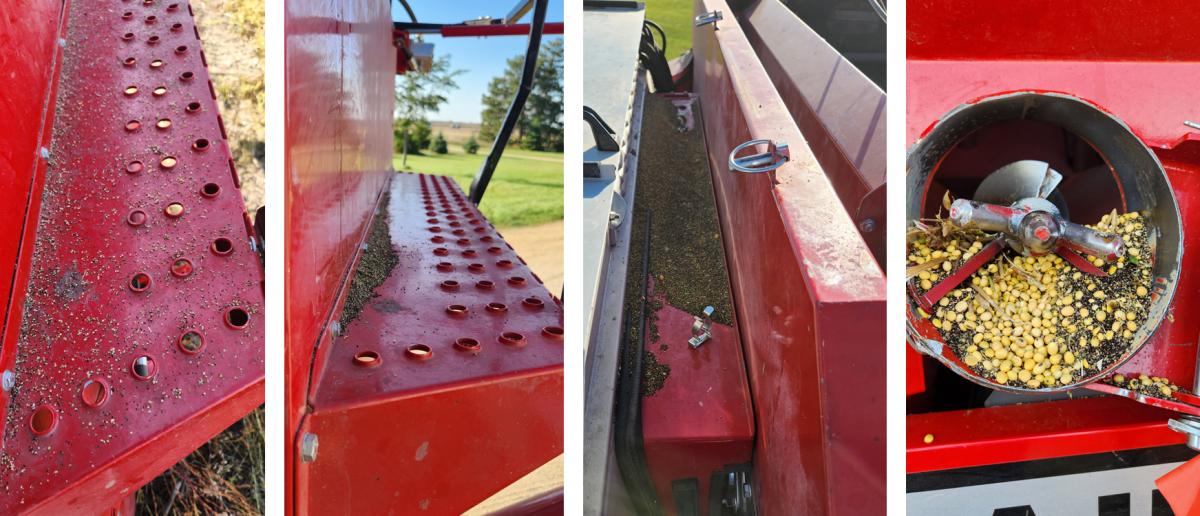 Evidence That Combines Can Transport Weed Seeds