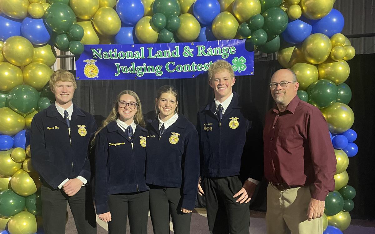 2025 Sunshine Bible Academy FFA Range Judging team | SDSU Extension