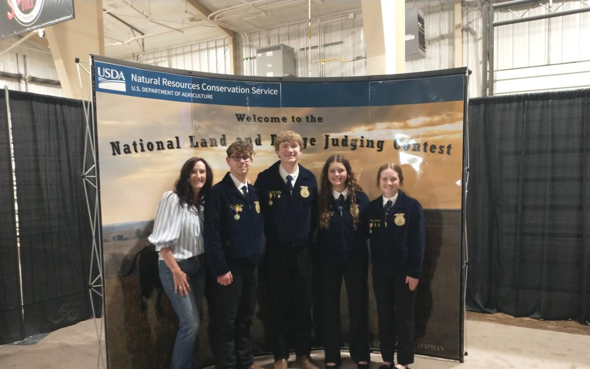 2025 West Central FFA Range Judging team | SDSU Extension
